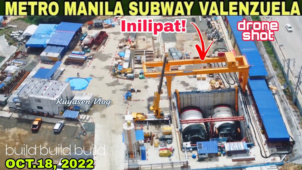 METRO MANILA SUBWAY UPDATE VALENZUELA STATION|UGONG VALENZUELA|OCT.18 ...