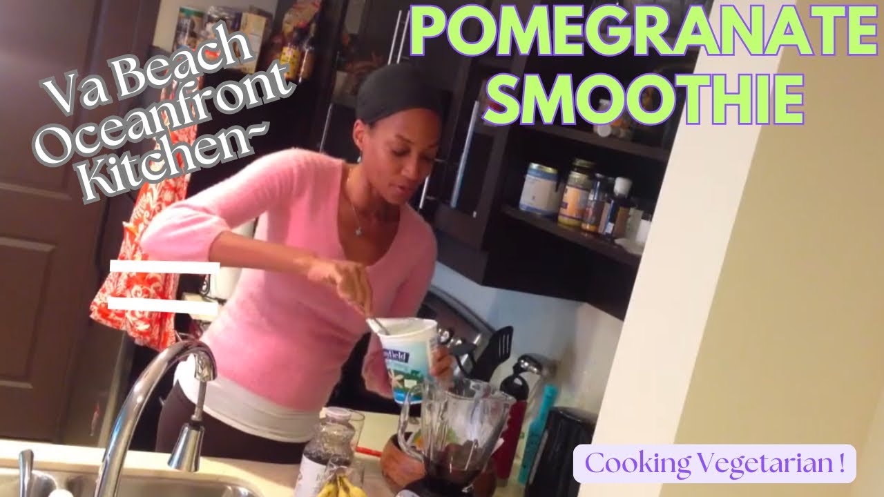 Pomegranate Smoothie w/ Colostrum - YouTube