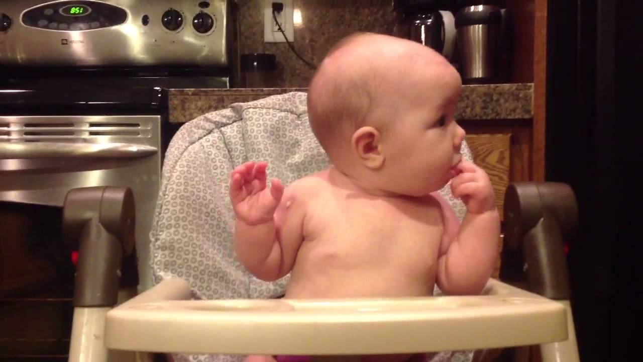 My baby girl babbling - YouTube