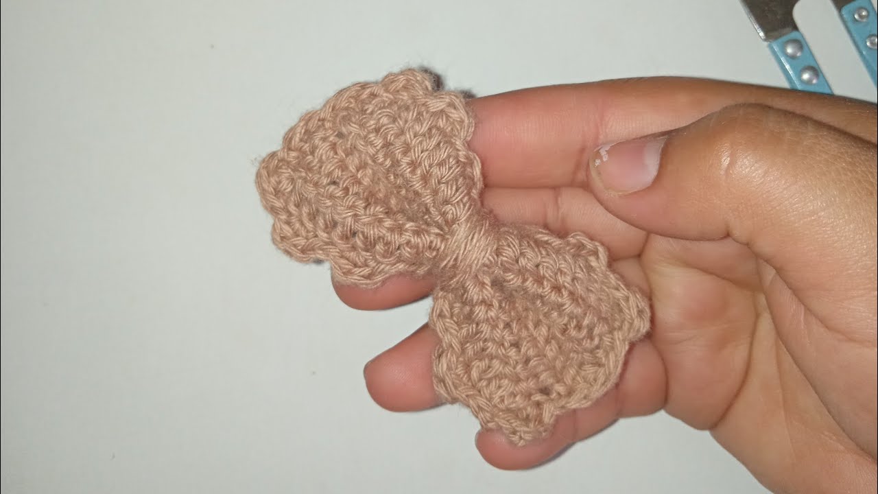 lazo tejido a crochet paso a paso - YouTube