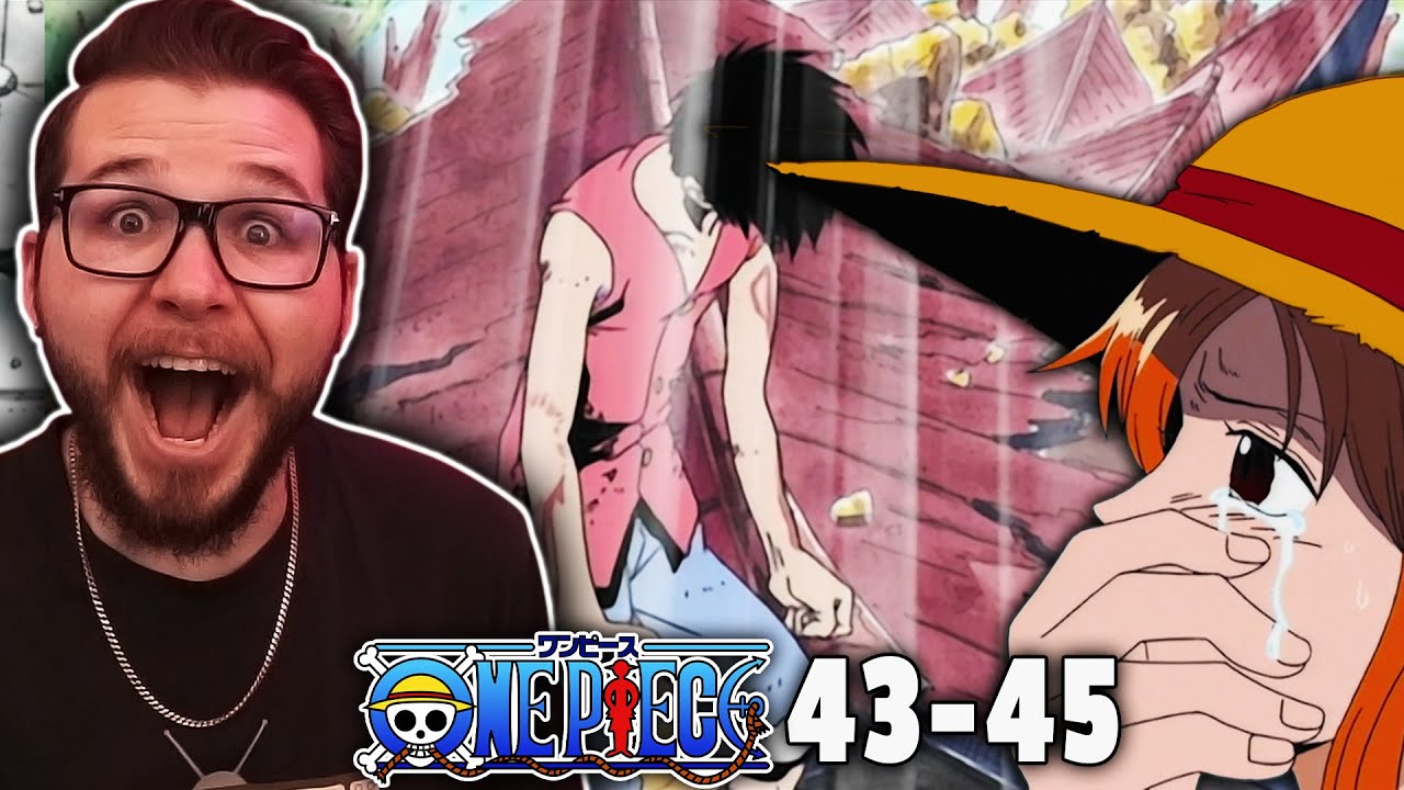 One Piece Episode 43-45 REACTION w/ My Girlfriend | Luffy Defeats ...