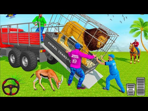 Wild Animals Transporter Truck Games - Best Android Gameplay hd - YouTube