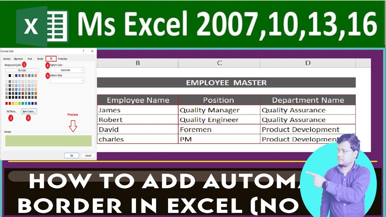 How Do I Make Automatic Borders In Excel How Do You Add Shading And How Do I Make Automatic Borders In Excel How Do You Add Shading And