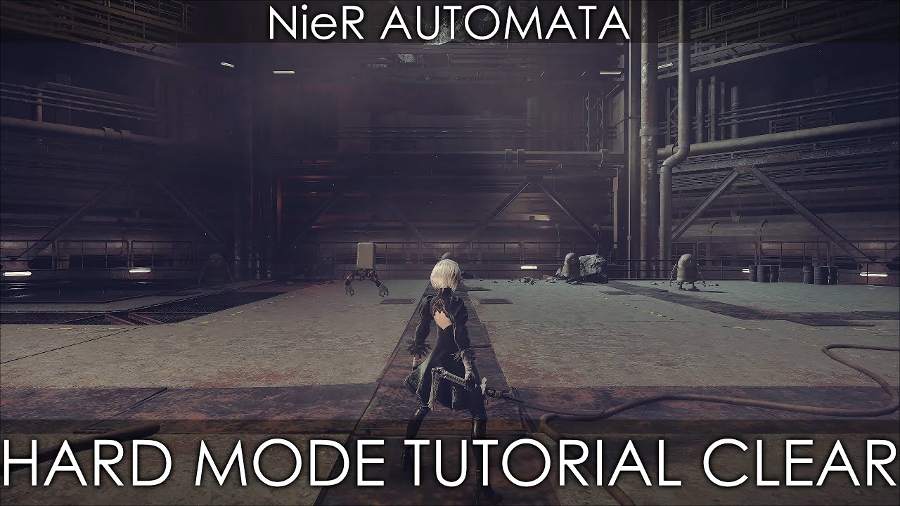 NieR Automata HARD MODE Tutorial Clear - YouTube