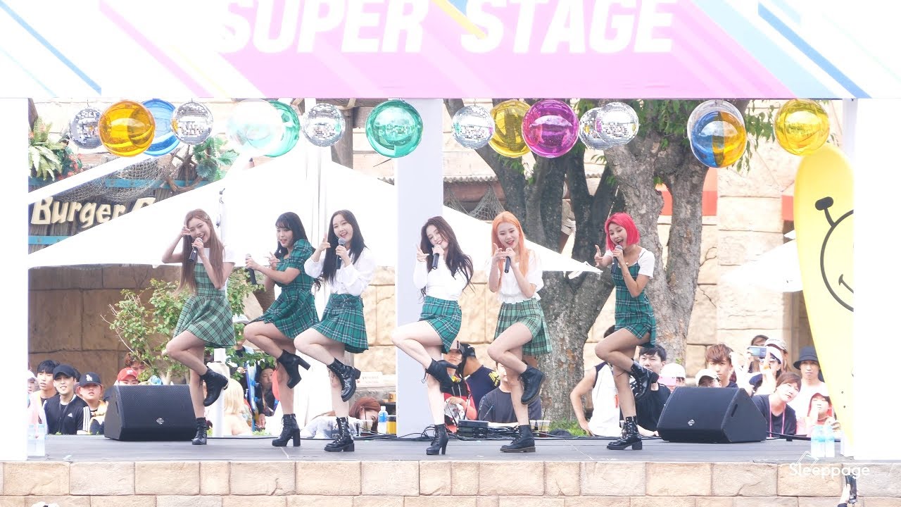 [4K] 190720 모모랜드 MOMOLAND 짠쿵쾅 JJAN! KOONG! KWANG! @ 캐리비안베이 By Sleeppage ...