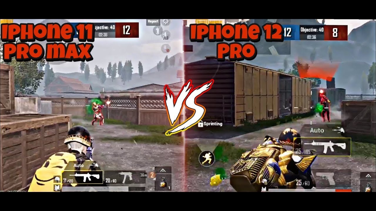 Iphone 12 Pro VS Iphone 11 Pro Max Pubg 4K Max Graphics Speed ...