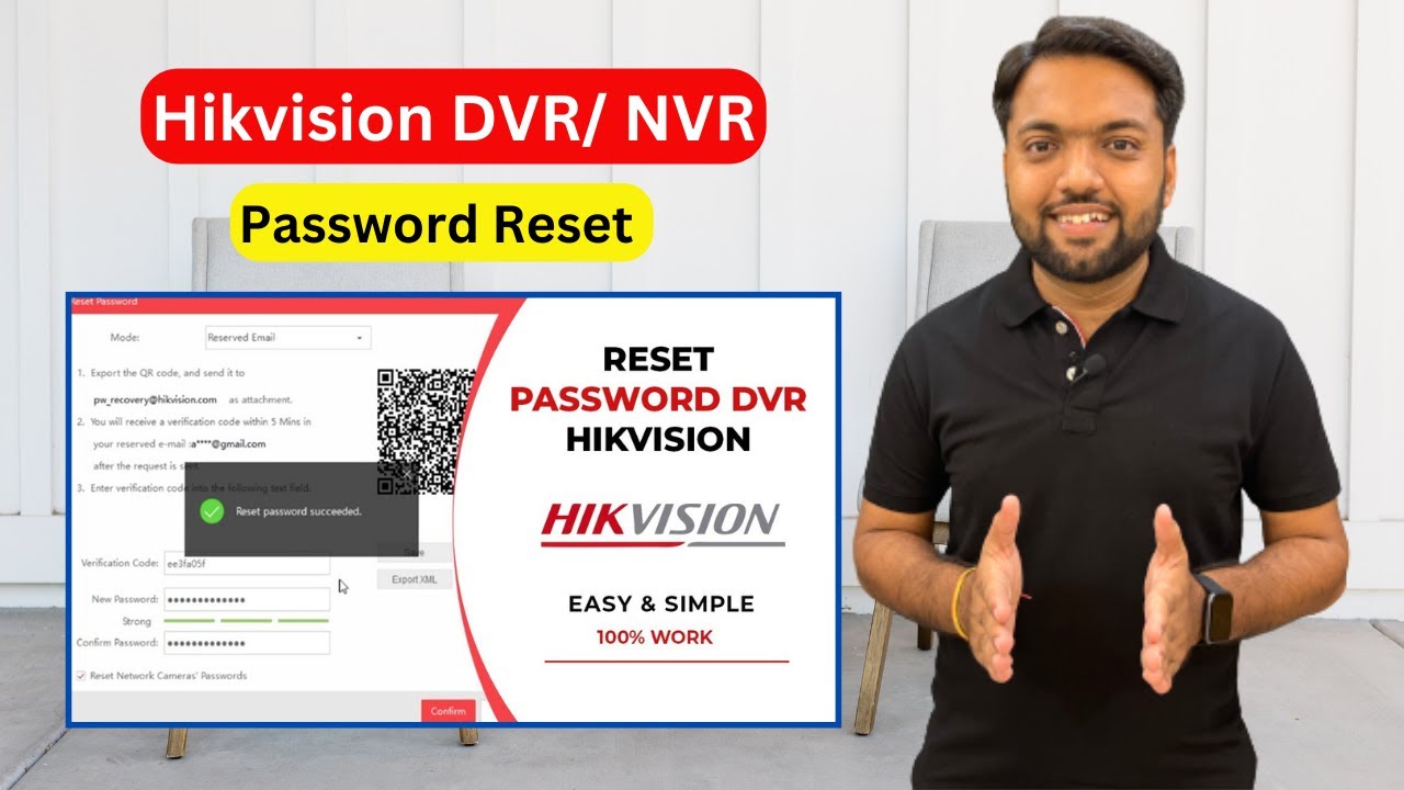 Hikvison DVR/NVR Password Reset - YouTube