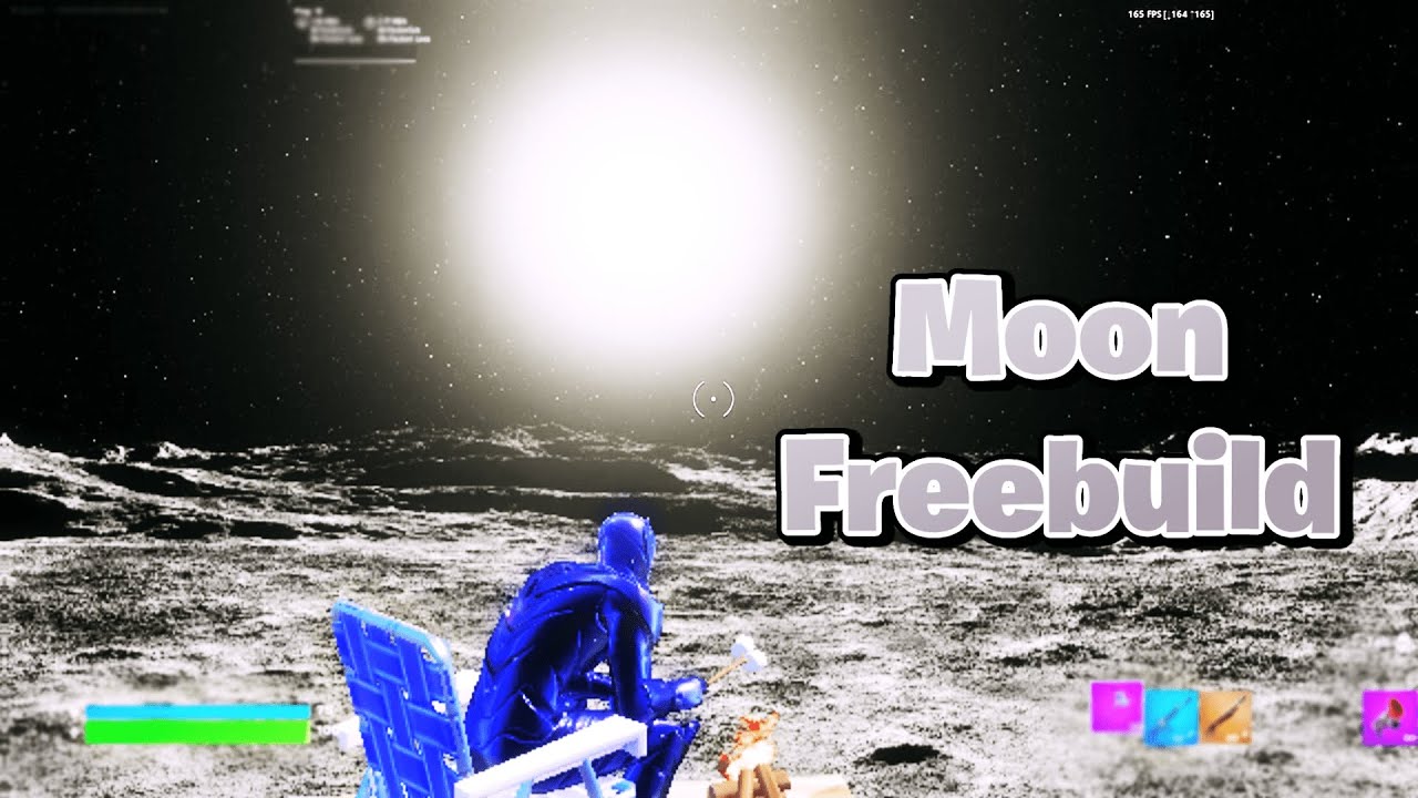 Freebuilding on the Moon - Fortnite - YouTube