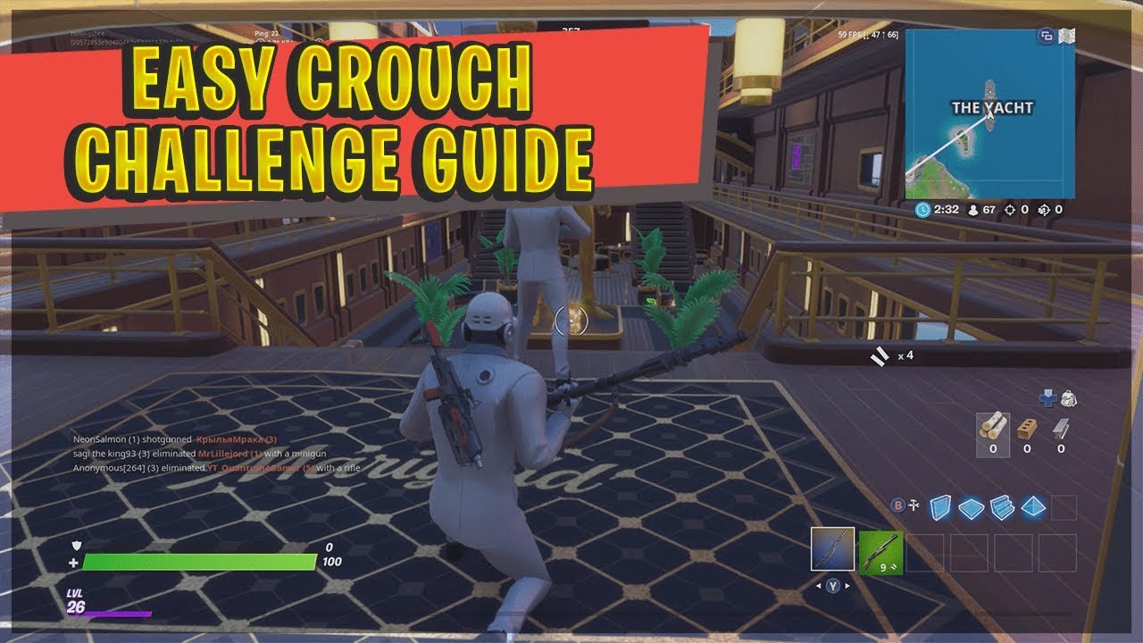 FORTNITE CROUCH WITHIN 20M OF UNAWARE HENCHMEN - Guide & Locations ...