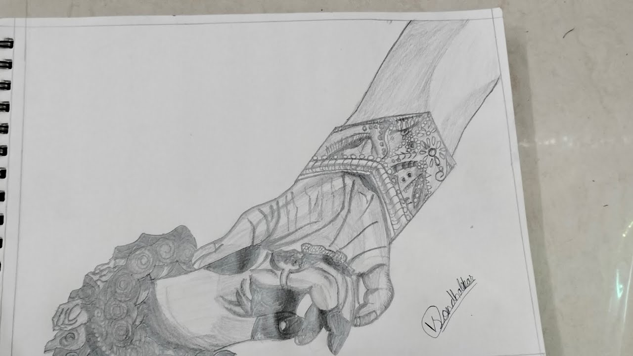 |Radha Krishna hand drawing with graphite pencils | - YouTube
