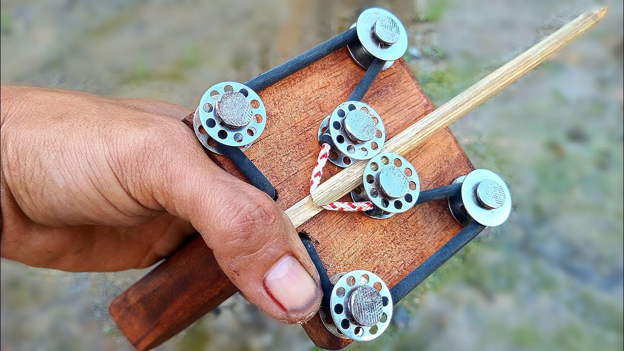 DIY roller crossbow - YouTube