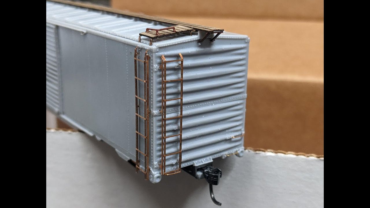 HO Scale Resin Boxcar Build Part II Body and Underframe Tips and Tricks ...