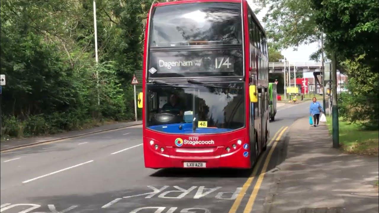 London Buses Route 174 Stagecoach 19719 Alexander Dennis - YouTube
