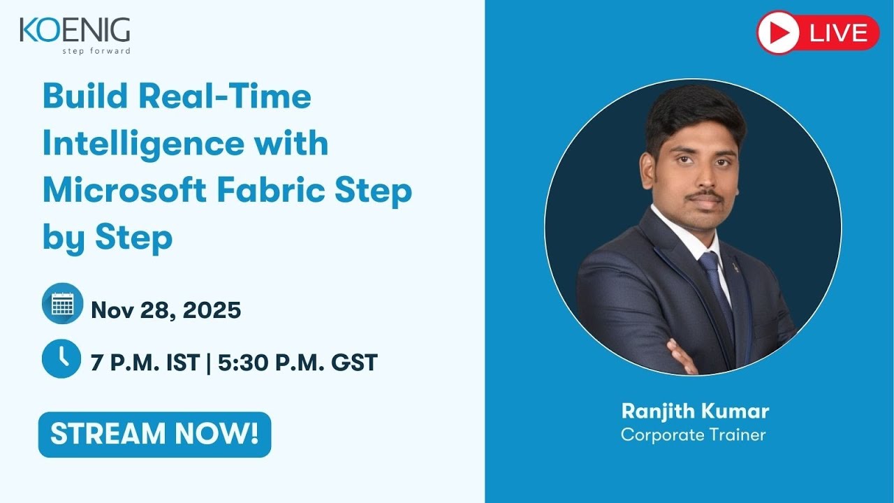 Build Real-Time Intelligence with Microsoft Fabric Step by Step - YouTube