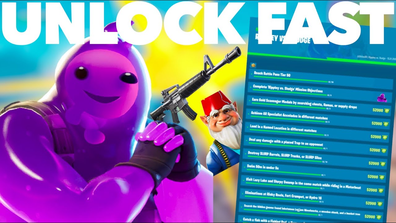 How to Get Rippley vs. Sludge Skin in Fortnite | How to Complete the ...