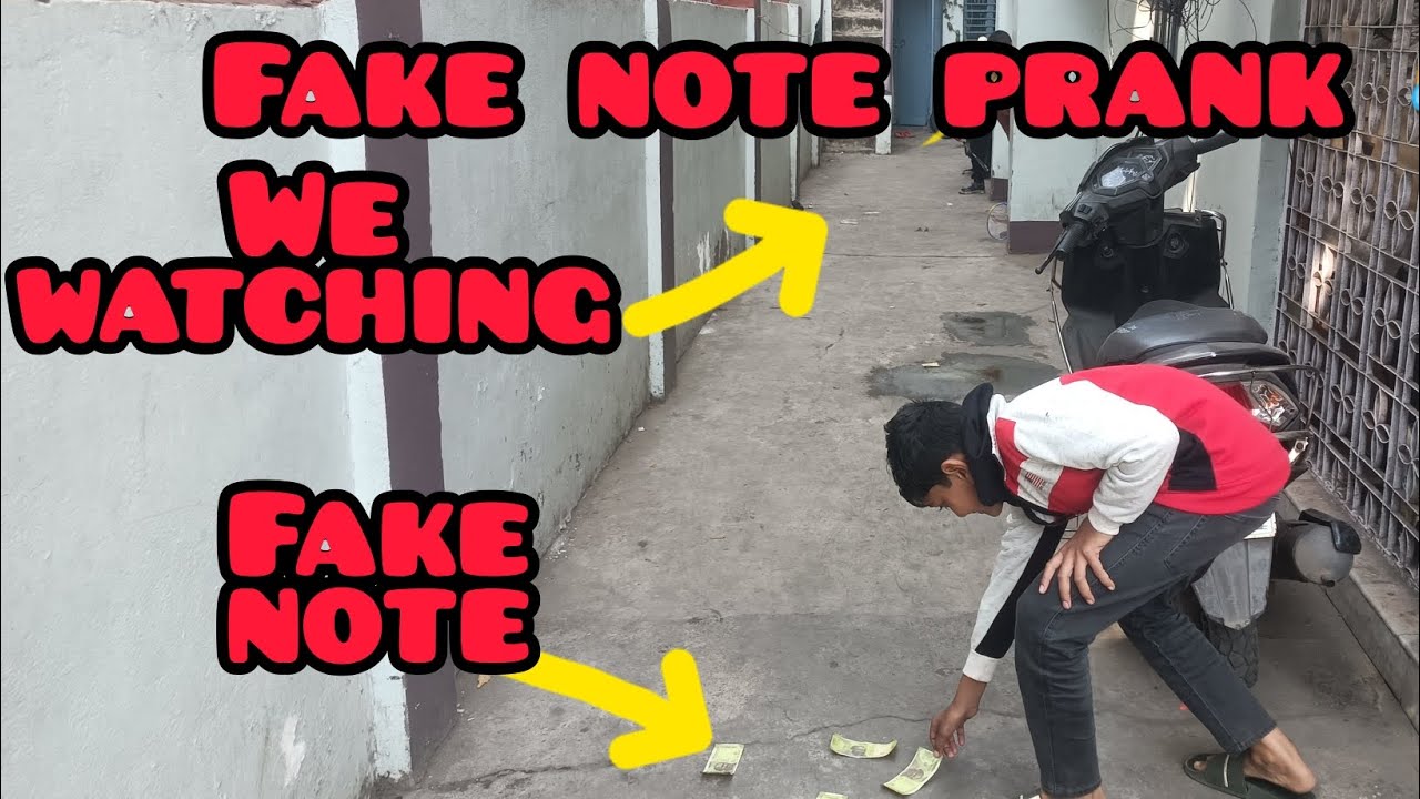fake note prank part 3, 👿 - YouTube