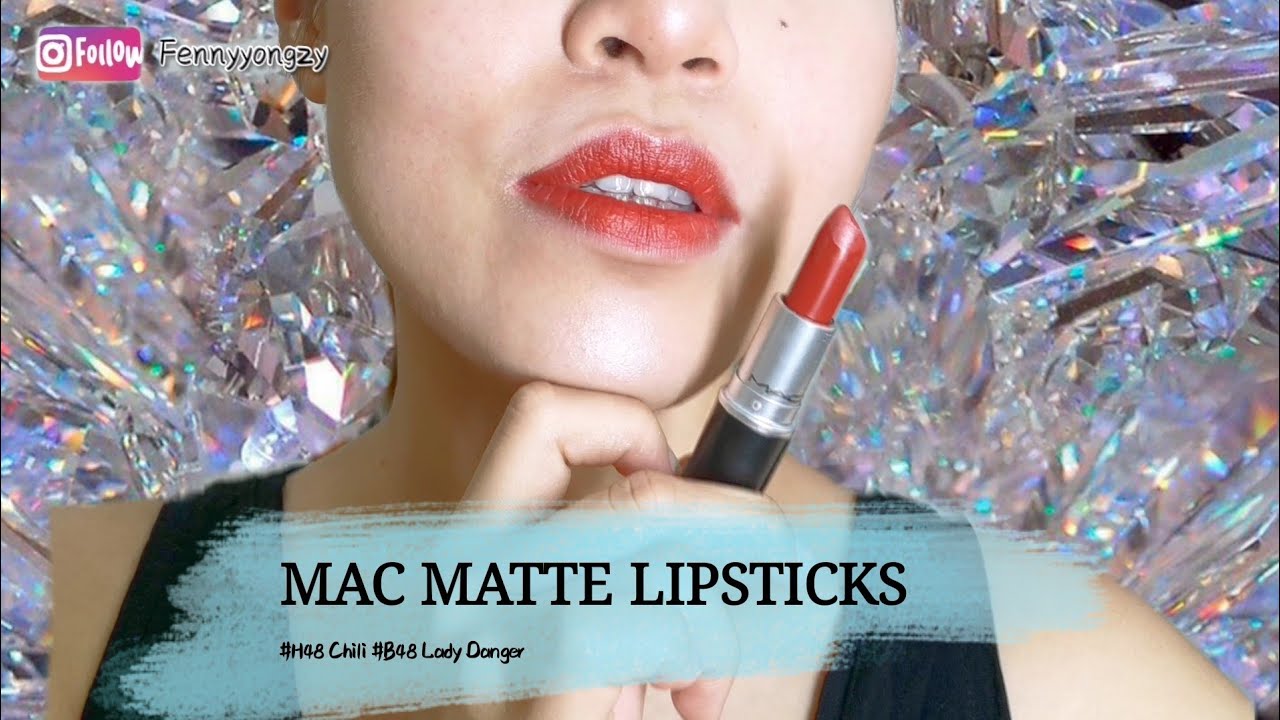 Mac Dangerous Lipstick Vs Lady Danger