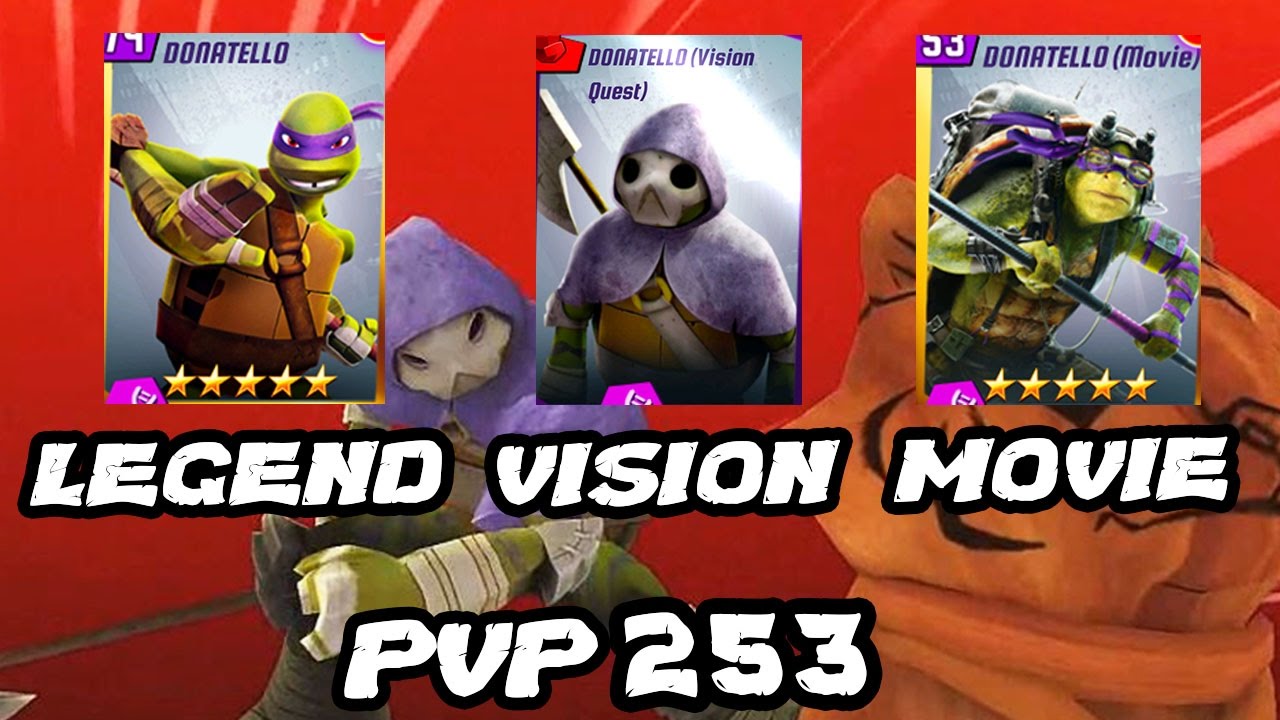 TMNT Legends PVP 253 (Donatello Legend / Vision Quest / The Movie ...