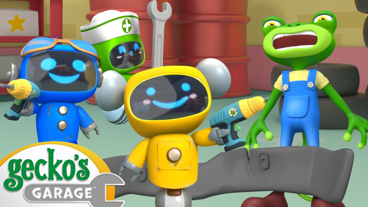 Gecko is Hurt! The Mechanicals Can Fix Him! | Gecko's Garage | Truck ...