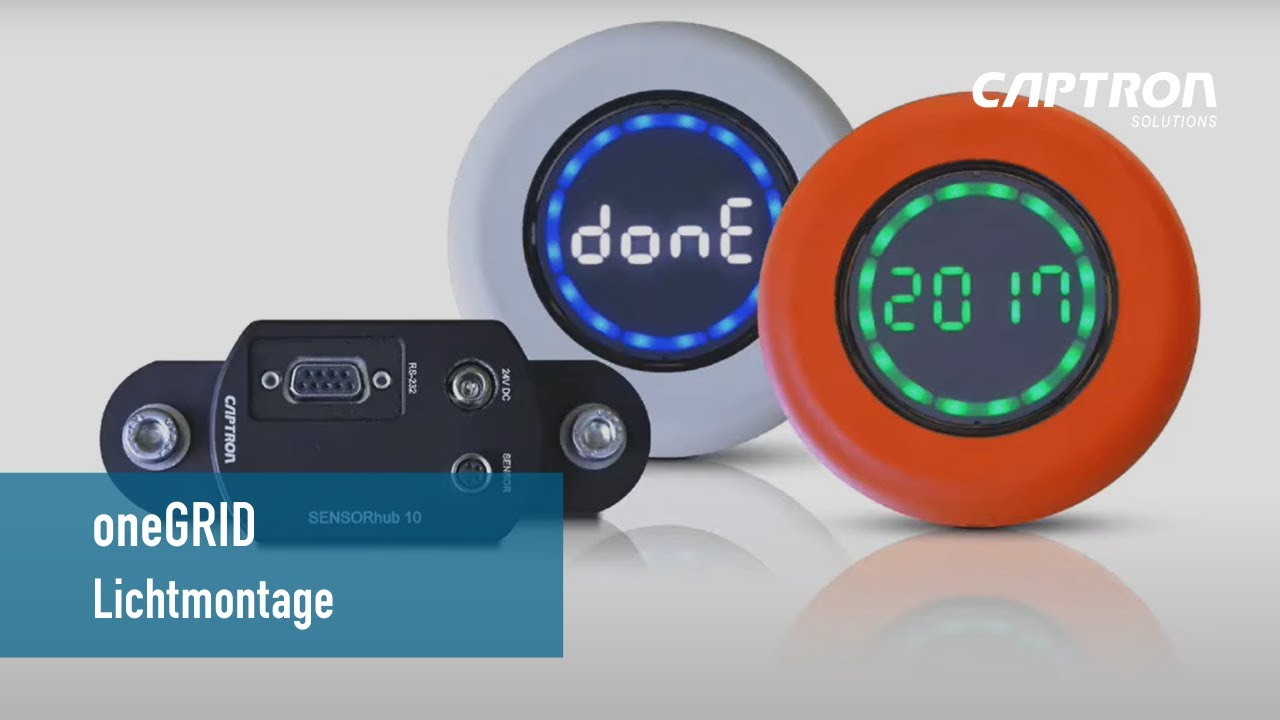 Lichtmontage - CAPTRON Solutions - YouTube