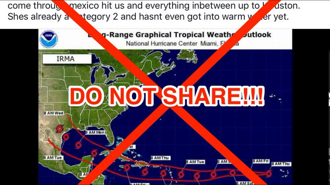 Hurricane Irma: National Weather Service Warns Over ‘Fake Forecasts ...