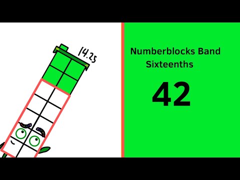 Numberblocks Band Sixteenths 42 - YouTube