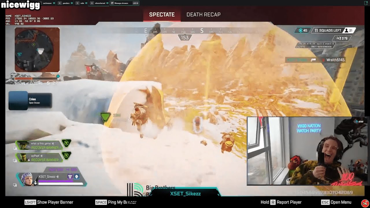 when XSET Sikezz had to mute his own IGL mid-game in ALGS Scrims.. 😂 ...