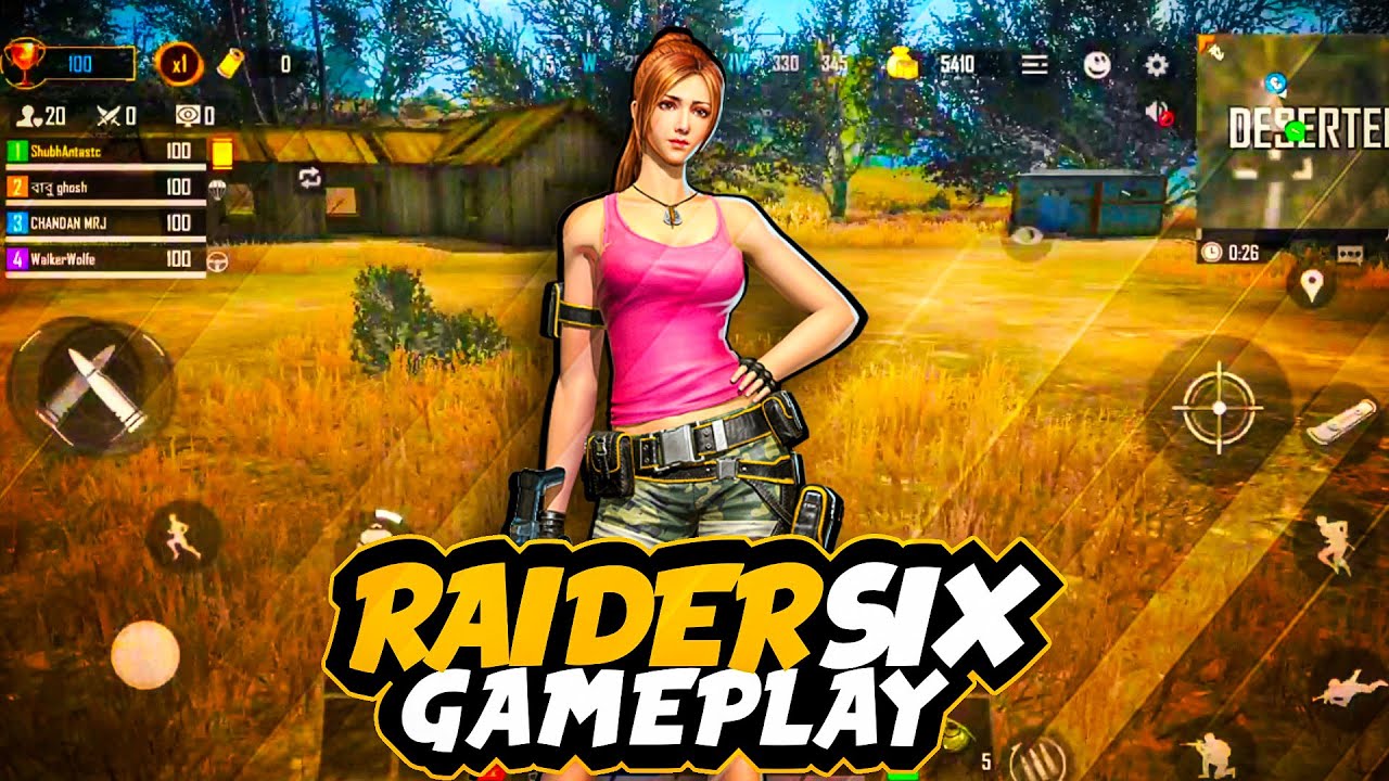 Raider Six Gameplay | New Indian Battle Royale Game | Raider Six - YouTube