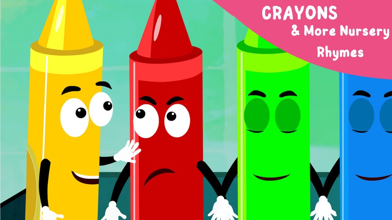Learn Colors & Numbers with Crayons | Baby Shark, Old MacDonald ...