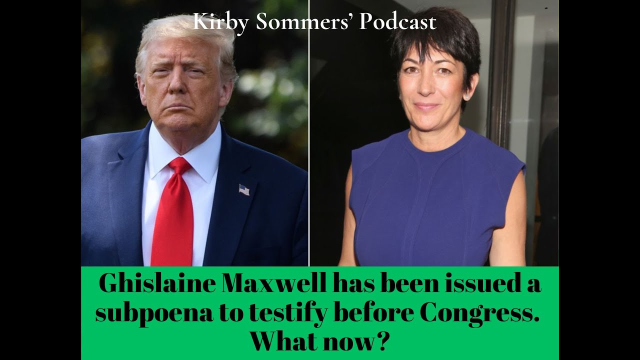 July 24 LIVE! Ghislaine Maxwell has been issued a subpoena to testify ...