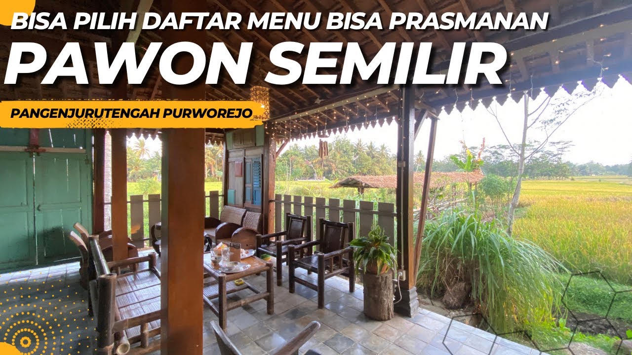 Pawon Semilir | Resto Baru di Depan RSUD Purworejo - YouTube