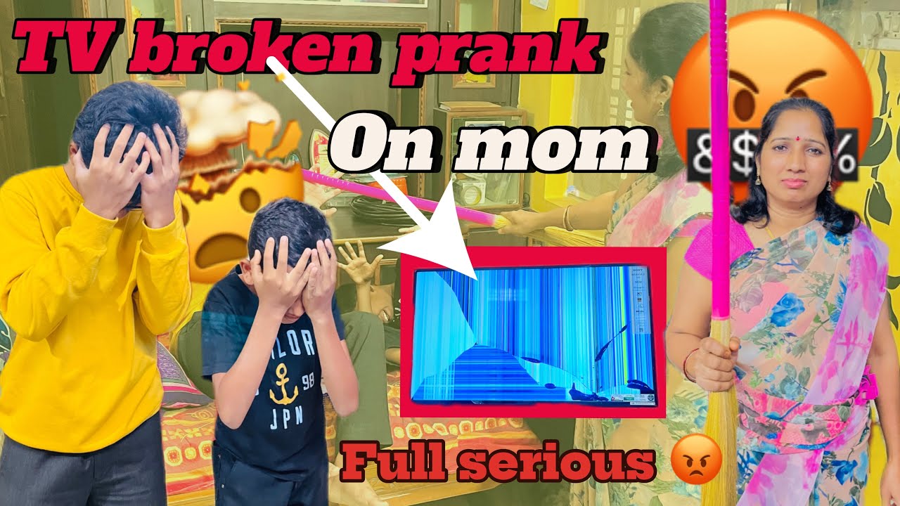 Tv 📺 Broken Prank On Mummy🤣😂 Full Serious😡 Youtube