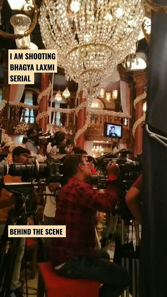 || I AM SHOOTING BHAGYA LAXMI SERIAL || BHAGYA LAKSHMI SERIAL BEHIND THE SCENE || PREMIUM PATEL ...