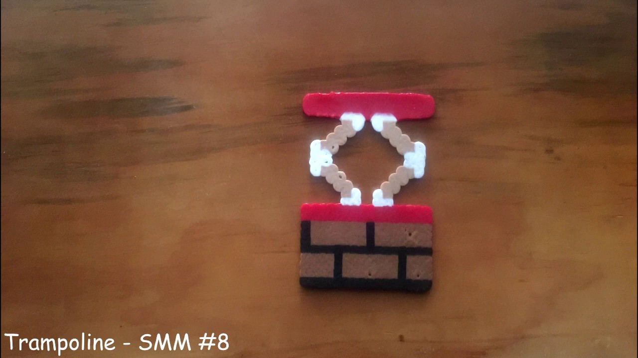 #74 Super Mario Maker - Trampoline Perler - YouTube