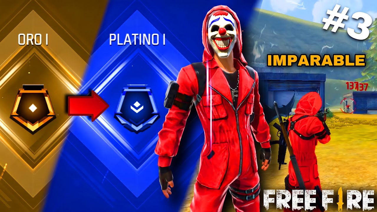 SUBIENDO a HEROICO Ep 3 | La travesía de ORO a PLATINO! FREE FIRE - YouTube