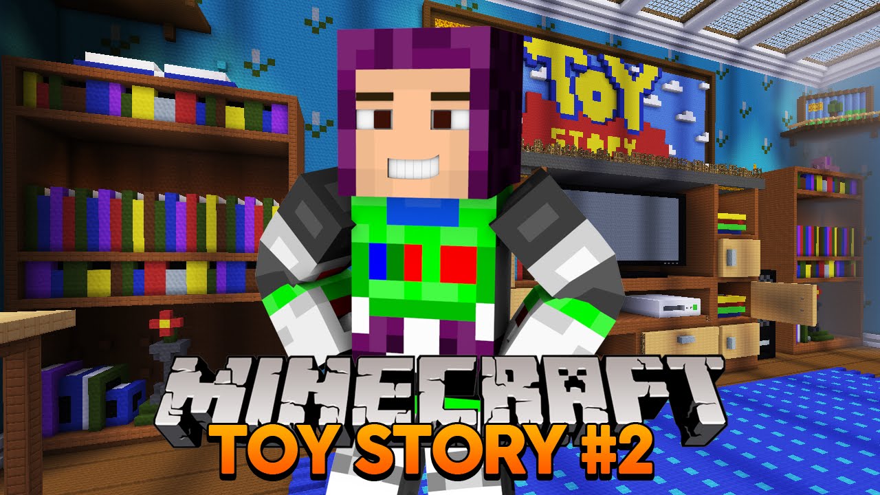 Minecraft Toy Story #2: Aventuras na Sala de TV! - YouTube