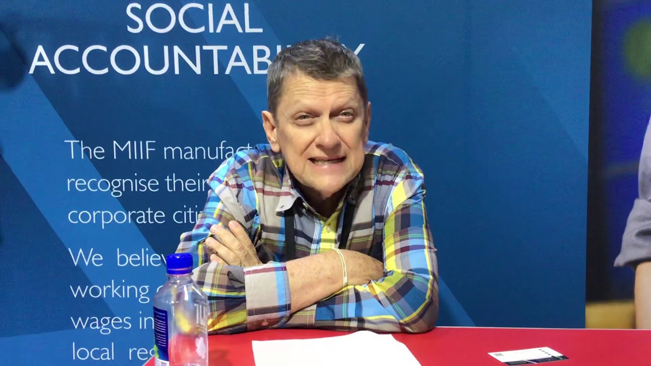 Mr Michael Towler , MD of Ultra PFD at International Sourcing Expo 2019 ...