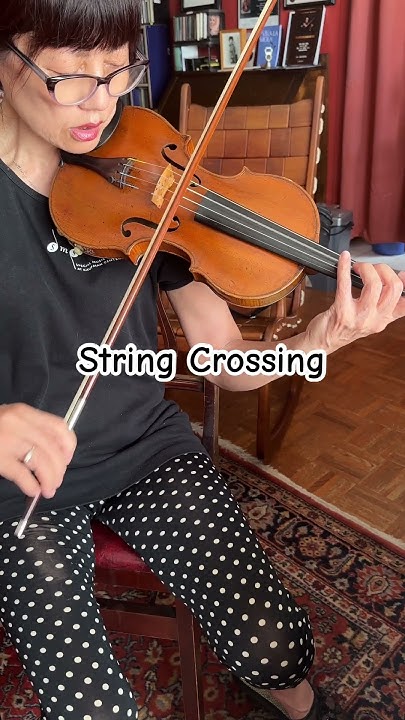 Smooth String Crossing #violin #crossing #string - YouTube