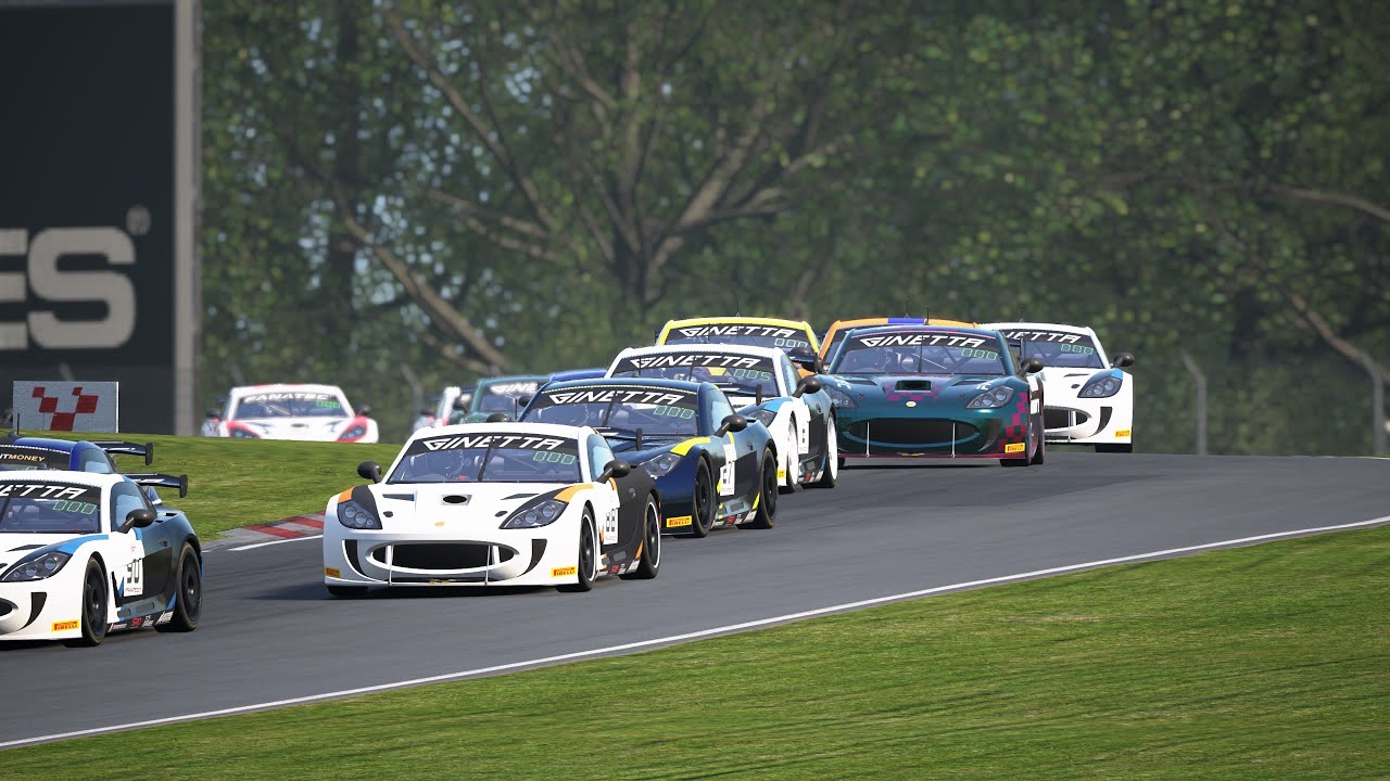 ACC TEAM CC SIM RACING GINETTA SERIES OULTON PARK - YouTube