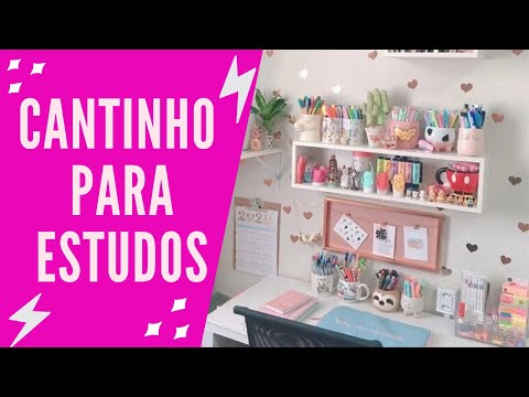 MATERIAIS PARA CANTINHO DE ESTUDOS 📚 Olip Crafts