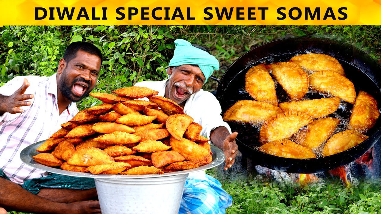 Diwali Special Somas Sweet Recipe | Happy Diwali | VILLAGE KITCHEN ...