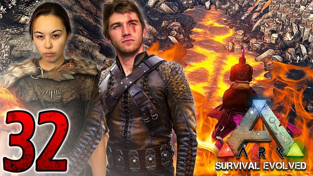 INSIDE THE VOLCANO - Part 32 - Ark: Survival Evolved (The Island) - YouTube