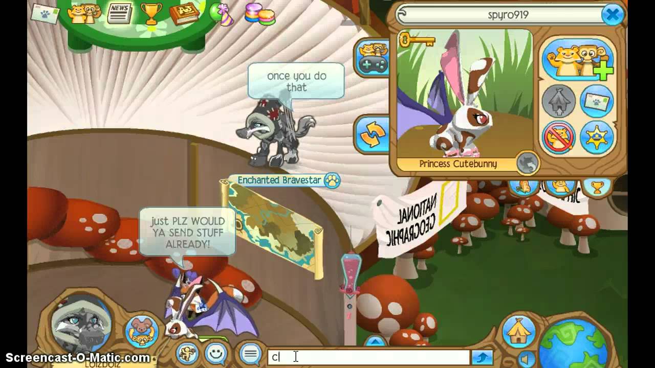 Animal Jam: Mushroom Hut glitch - YouTube