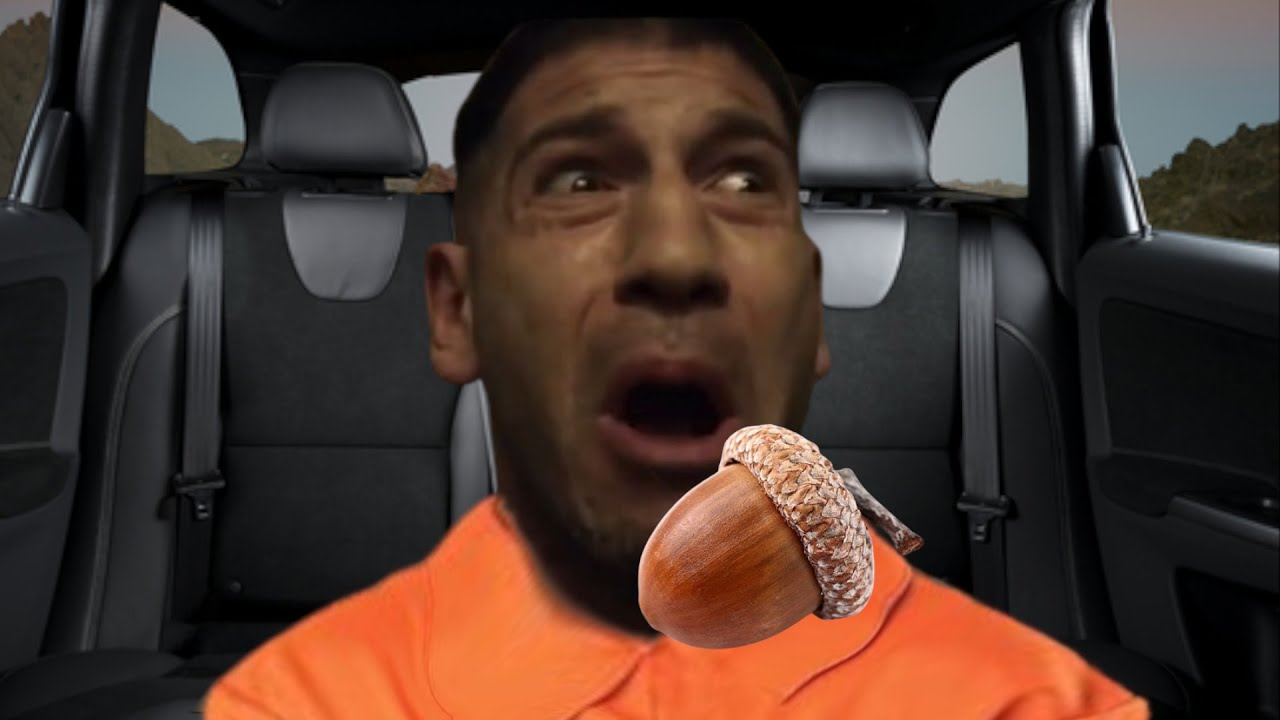 When an acorn falls on the police car - YouTube