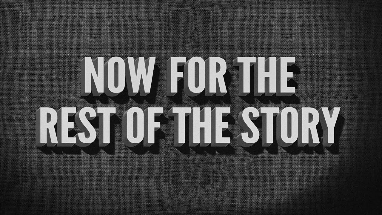 Now For The Rest Of The Story Part 4 Moses - YouTube