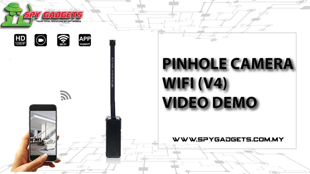 PINHOLE CAMERA WIFI (V4) VIDEO DEMO 2021 - YouTube