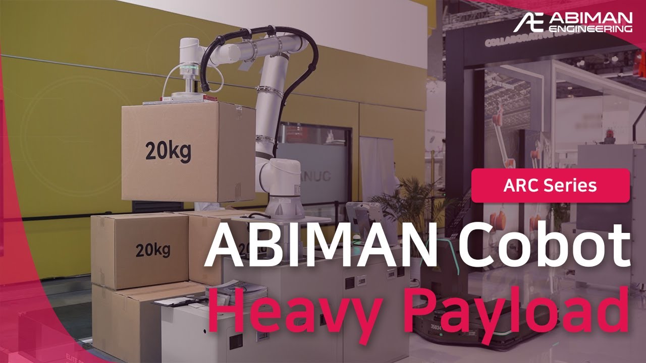 ABIMAN Cobot ARC_(Heavy Payload(Palletizer) - YouTube
