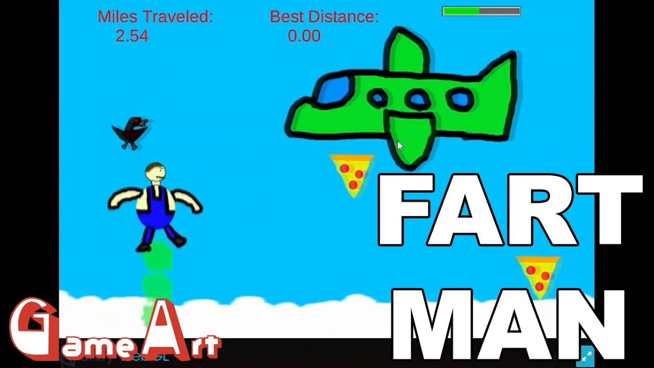 GameArt - Fart Man - YouTube