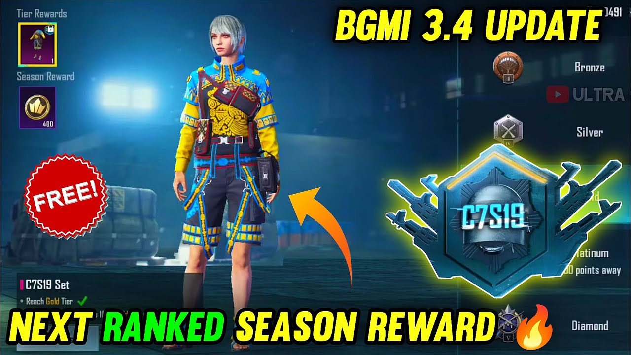 BGMI NEW SEASON DATE TIER RESET | BGMI NEXT RANKED SEASON REWARD | BGMI ...