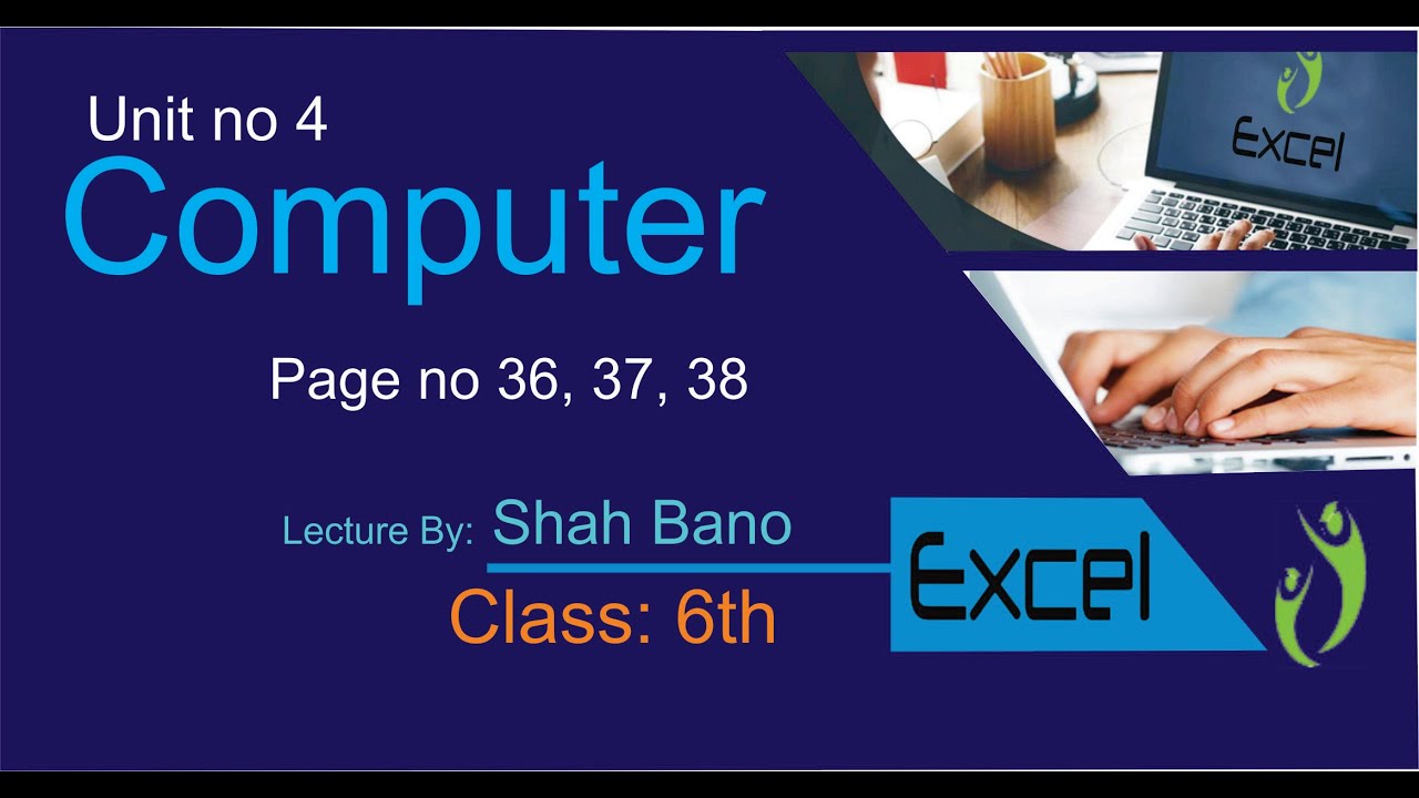 Computer Class 6th Book Page No 36 37 38 YouTube Computer Class 6th Book Page No 36 37 38 YouTube